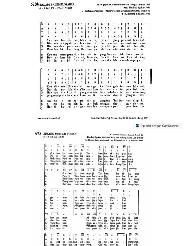 Lagu Puji Syukur | PDF