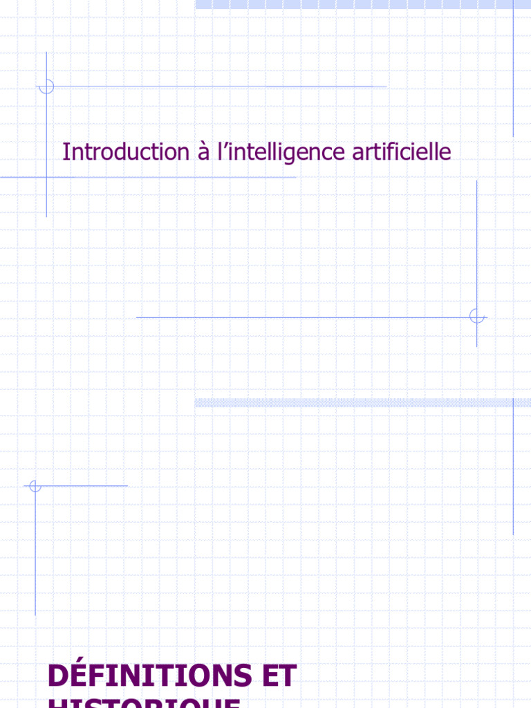 Introduction à L Intelligence Artificielle Pdf