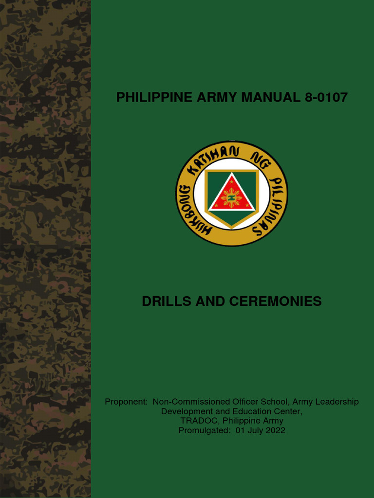 PAM 8-0106 Drills and Ceremonies | PDF | Military | Military Science