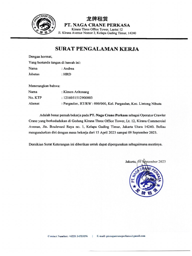 Paklaring Kimen | PDF