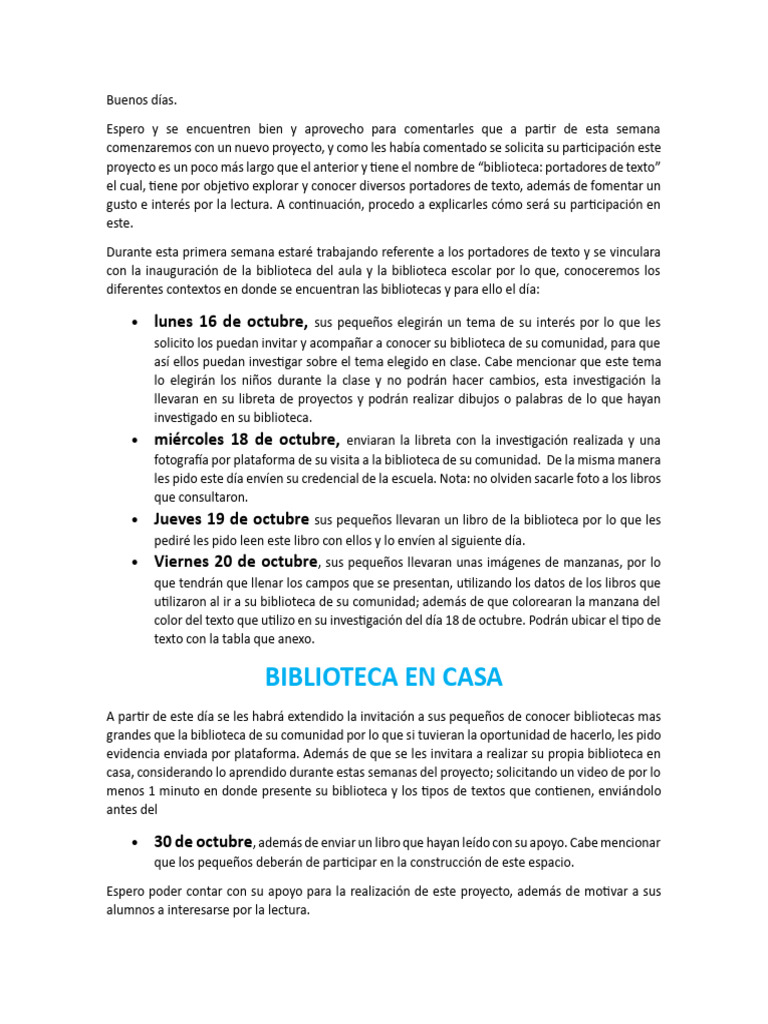 Proyecto Biblioteca | PDF