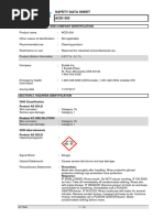 MSDS - Oxonia Active 150 | PDF | Personal Protective Equipment | Toxicity