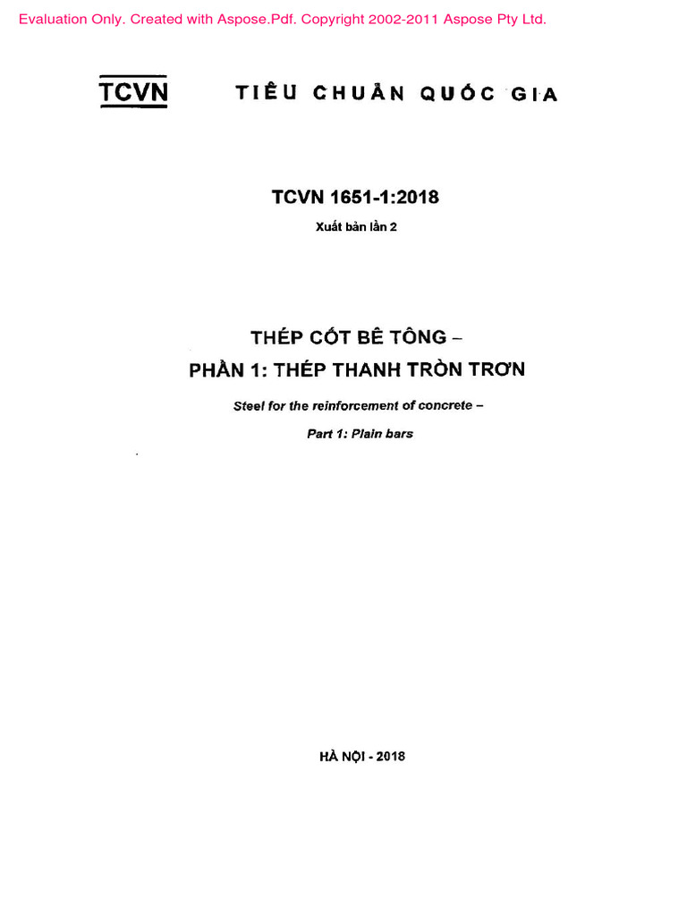 1651 1 2018 Thep Cot Be Tong TCVN | PDF