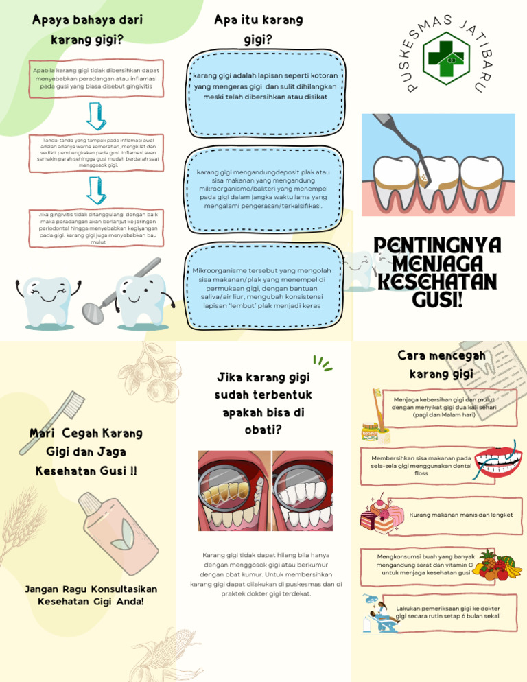 Leaflet Karang Gigi | PDF