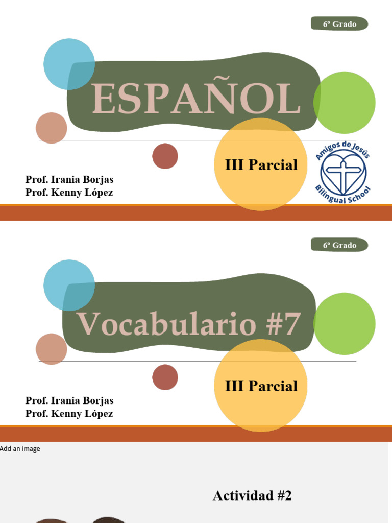 El Verbo 6to Grado | PDF