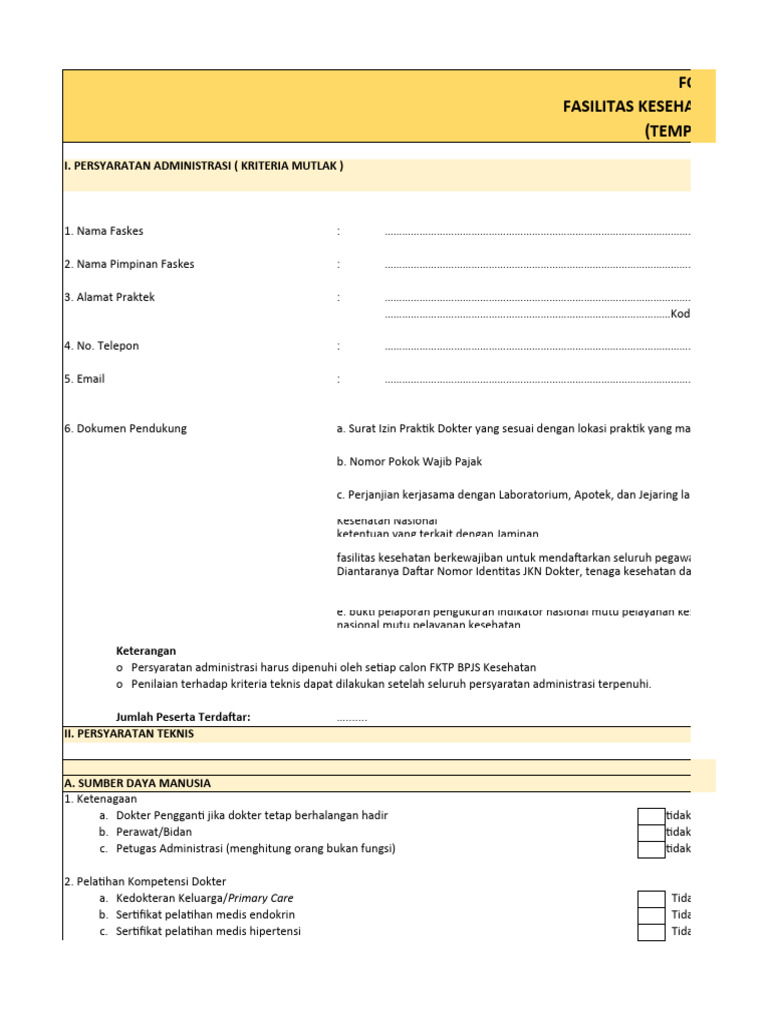 Self Assesment FKTP | PDF