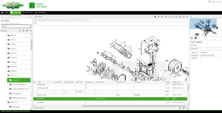 Catalog - BITZER - EPARTS | PDF