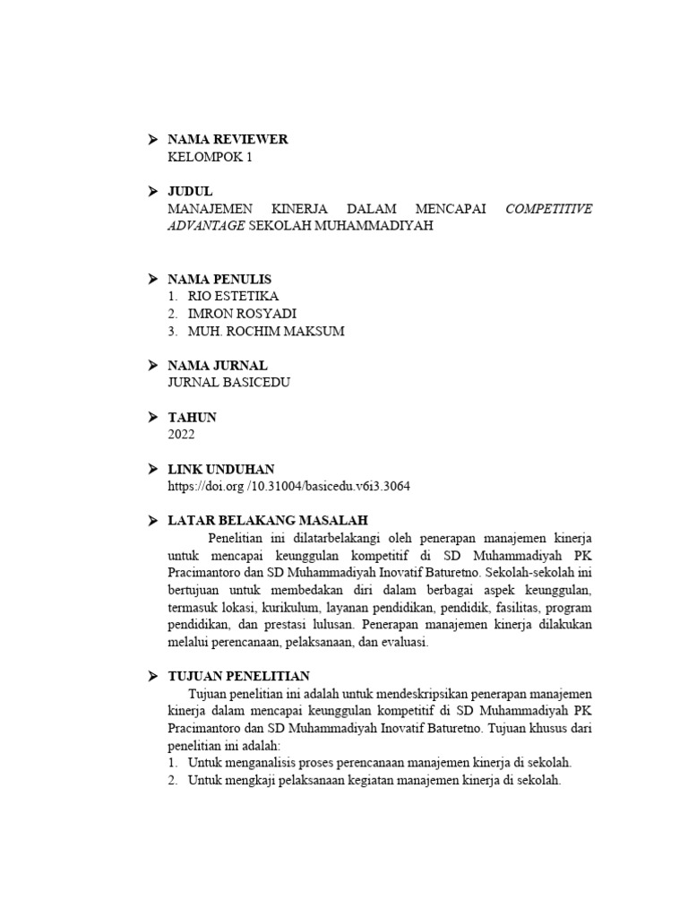 Review Jurnal MKB Kel 1 | PDF