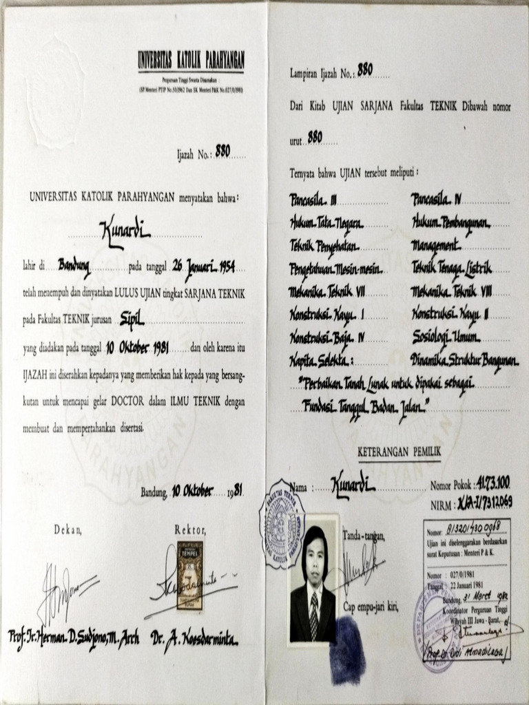 Reff. Ir. Kunardi Willastra | PDF