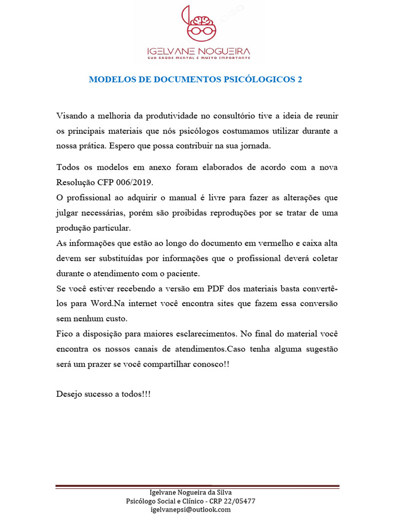 Cópia de Modelos de Documentos Com Logo | PDF