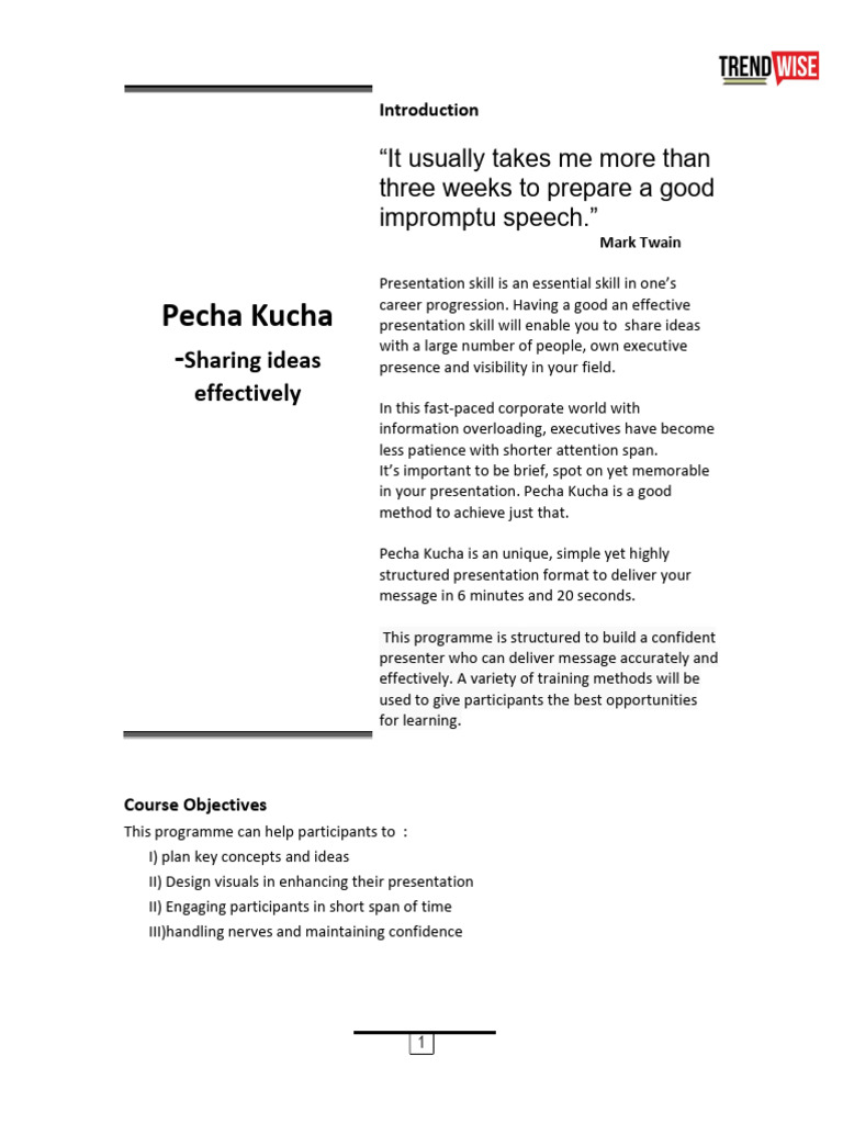 Mastering Pecha Kucha Presentations | PDF | Human Communication | Cognitive Science