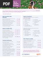 Canine Pruritus Visual Analog Scale | PDF