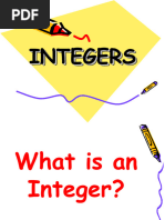 Integer Rules Chart | PDF | Multiplication | Arithmetic