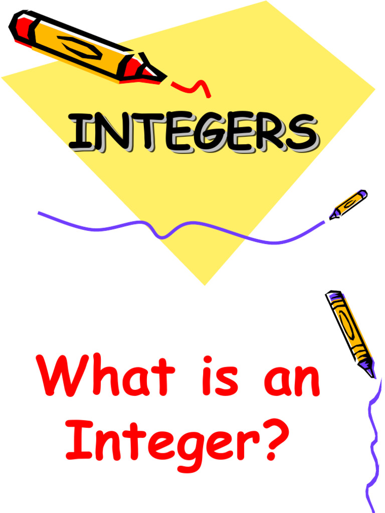 Integers | PDF