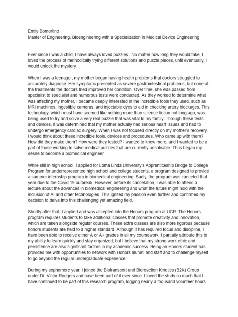 Statement Of Purpose Ucsd Pdf 