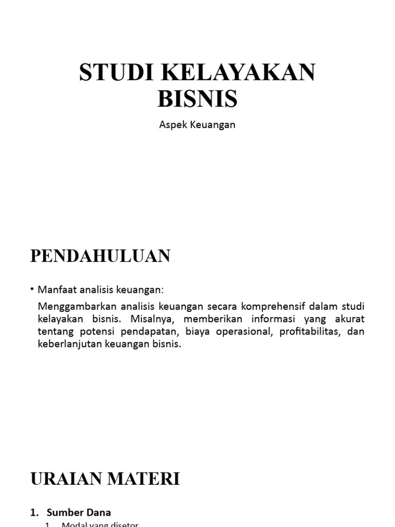Aspek Keuangan Dalam SKB | PDF