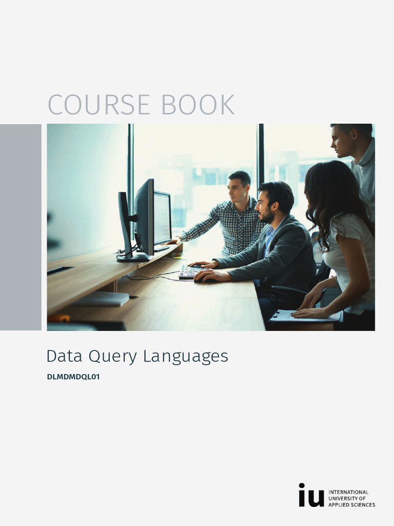 Dlmdmdql01 Course Book | PDF | No Sql | Databases
