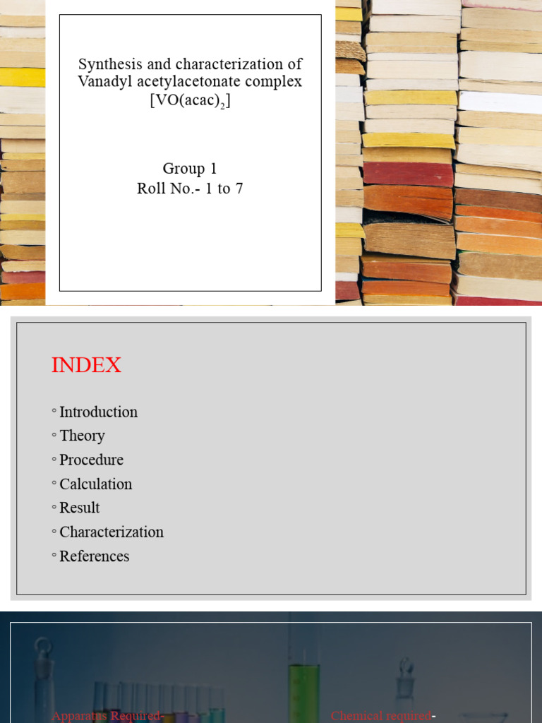 VO (Acac) 3 | PDF | Science & Mathematics | Technology & Engineering