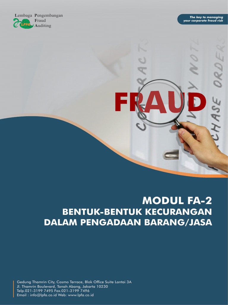 Bentuk Kecurangan Pengadaan Barang/Jasa | PDF