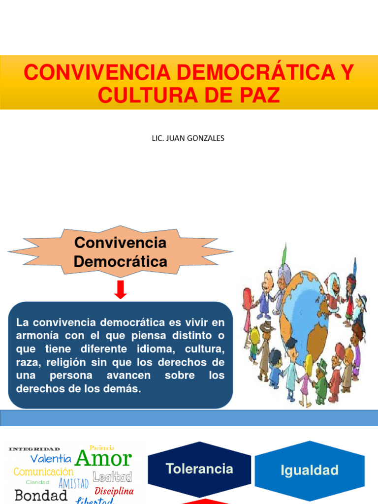 Convivencia Democrática - Cultura de Paz | PDF | Arbitraje | Soborno