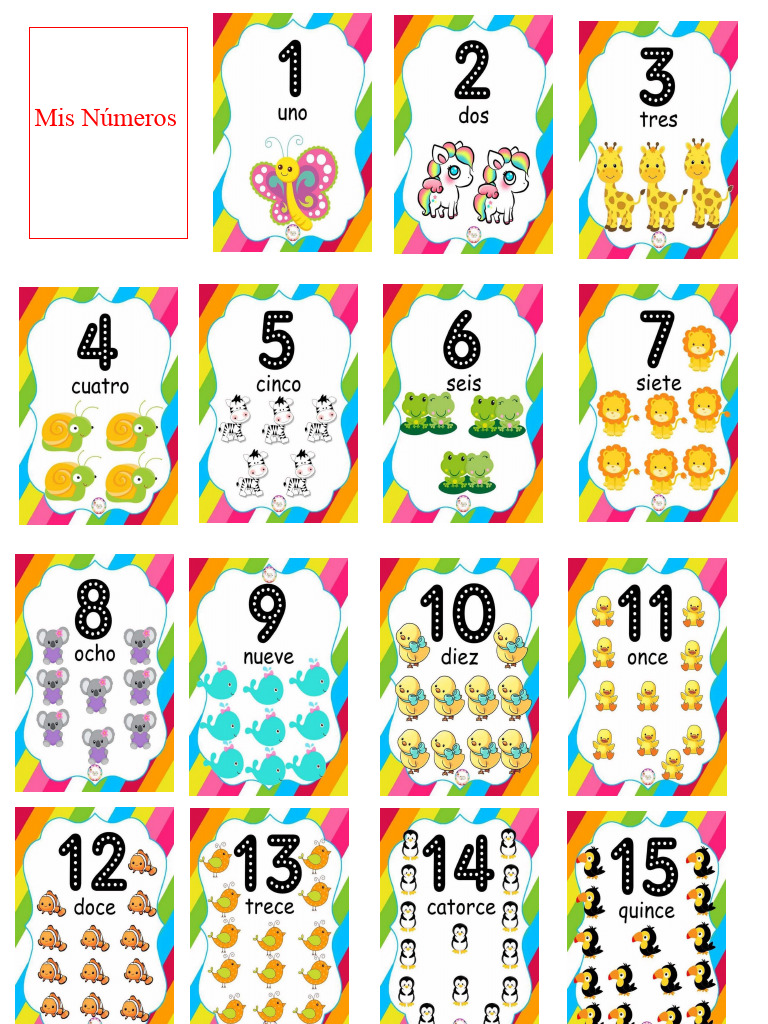 Numeros 1 Al 30 | PDF