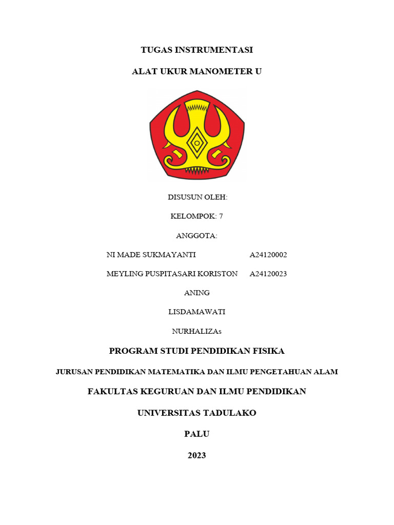 Tugas Instrumentasi | PDF
