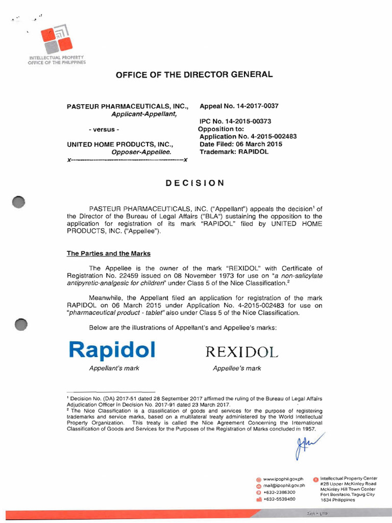 AP IPC 14-2017-000037 Rapidol | PDF