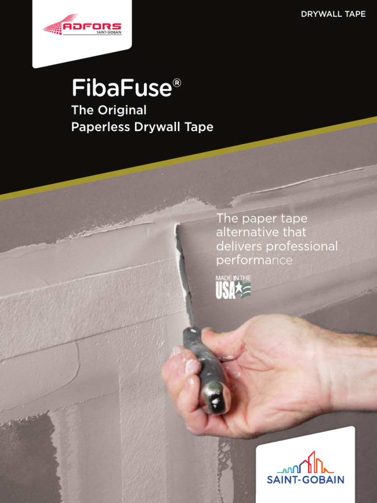 FibaFuse Sell Sheet - 0 | PDF | Drywall | Industrial Processes