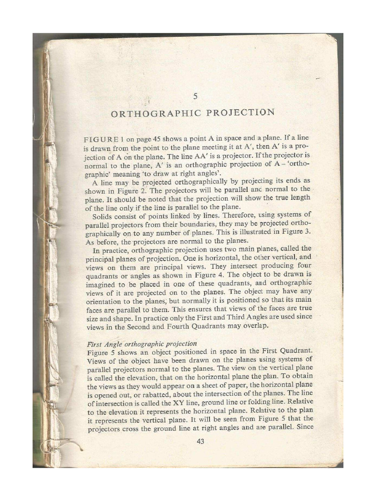 Engineering - Drawing - With - Worked - Examples Book 1 | PDF