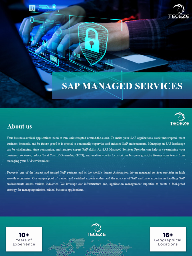 SAP Managed Services Teceze | PDF