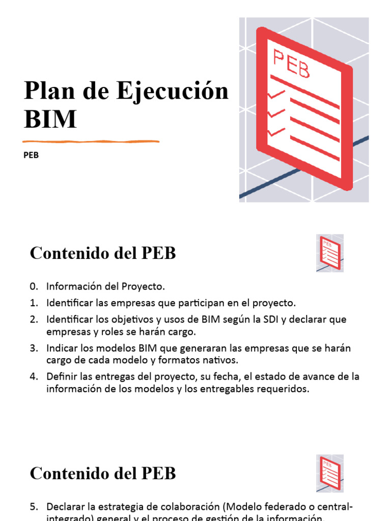 Plan de Ejecución BIM (Presentación) | PDF