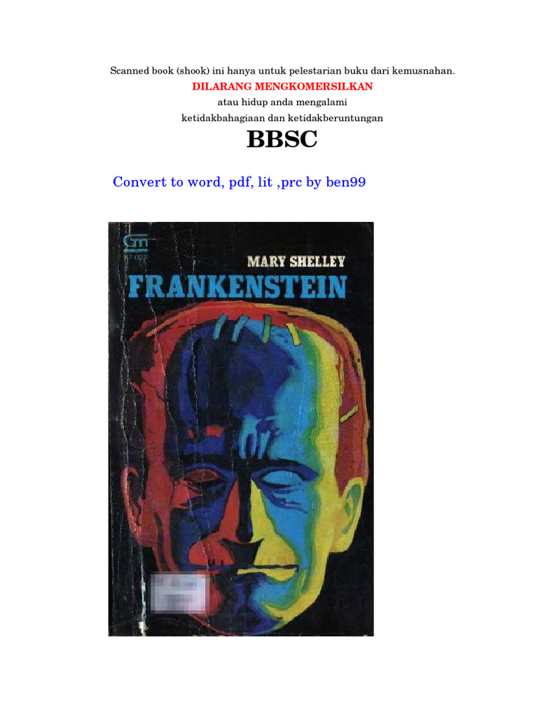 Mary Shelley Frankenstein | PDF