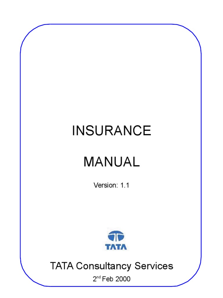 Insurance Manual Ver 1 | PDF | Insurance | Life Insurance