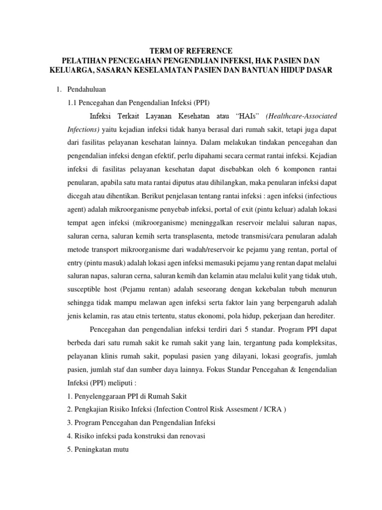 TOR PPI, HPK, SKP Dan BHD | PDF