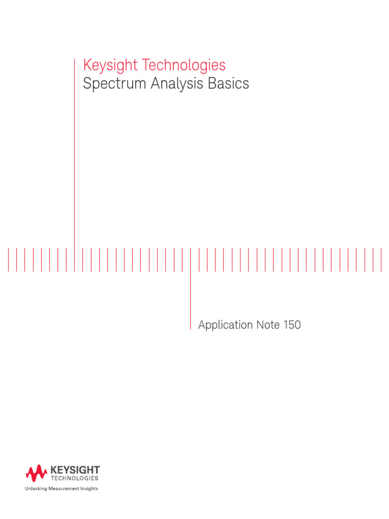 An-150 Spectrum Analysis Basics 5952-0292 (2016) | PDF | Technology ...
