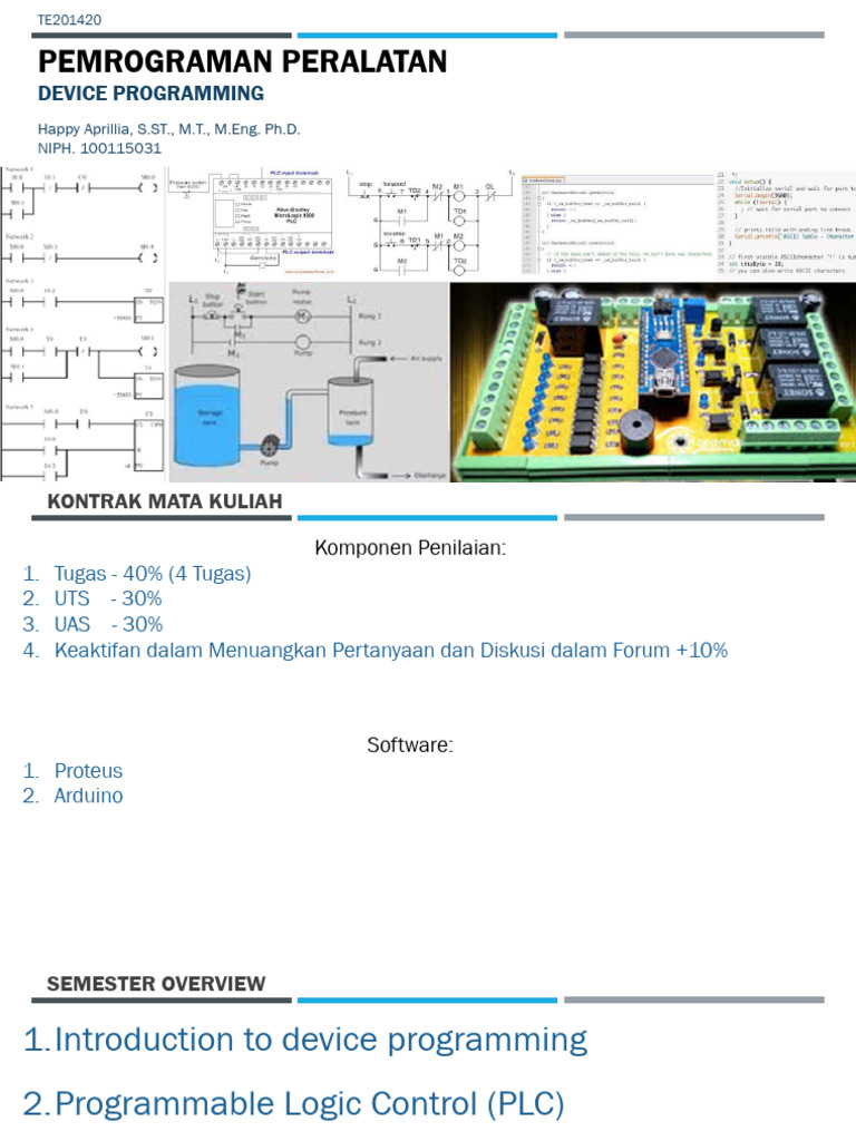 Pengenalan Pemrograman Peralatan | PDF