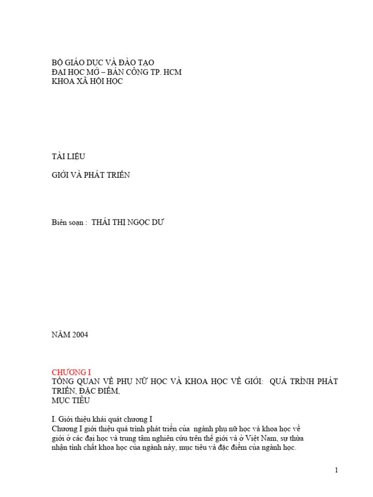 E-Book - Gioi Va Phat Trien | PDF