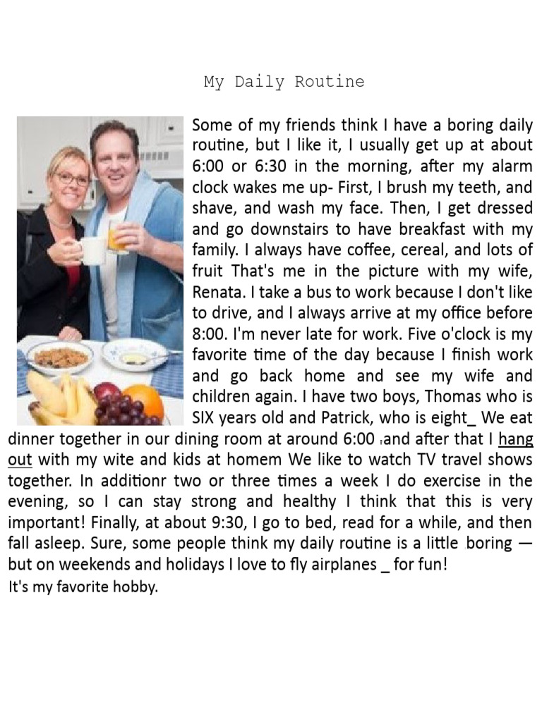 Example Routine 103057 | PDF