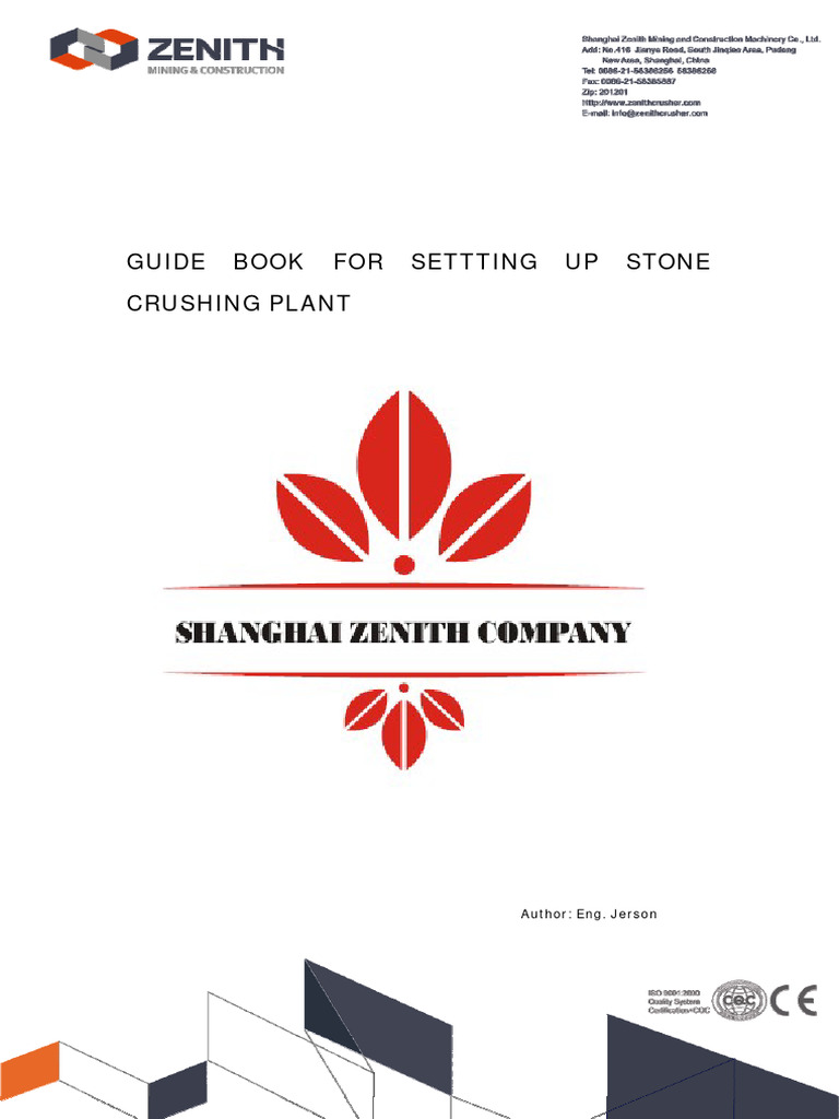 Guide Book For Crushing Plant | PDF