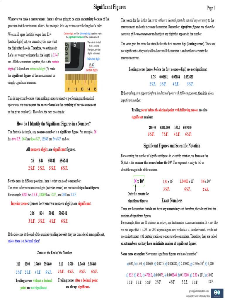 Chemical Steps General Chemistry Guide | PDF
