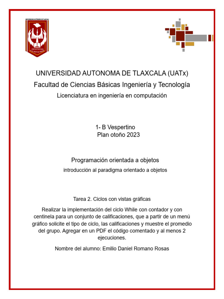 Implementación de Ciclos en Java | PDF | Paradigmas de programación | Tecnologías de la información