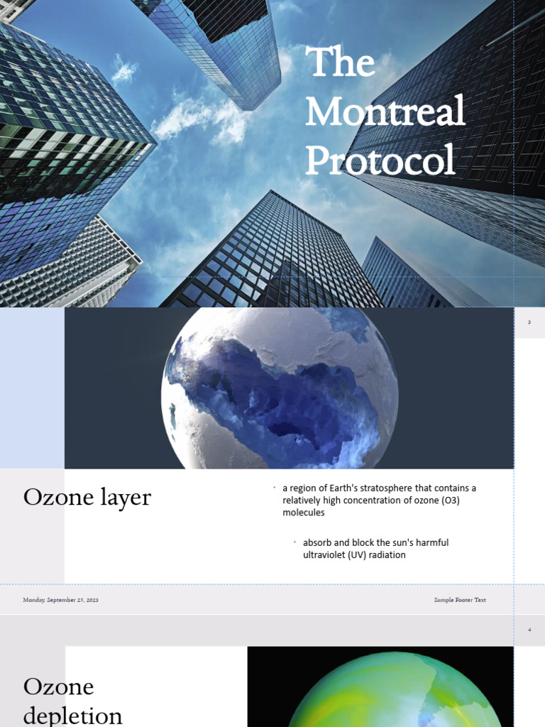 The Montreal Protocol | PDF | Ozone Depletion | Chlorofluorocarbon