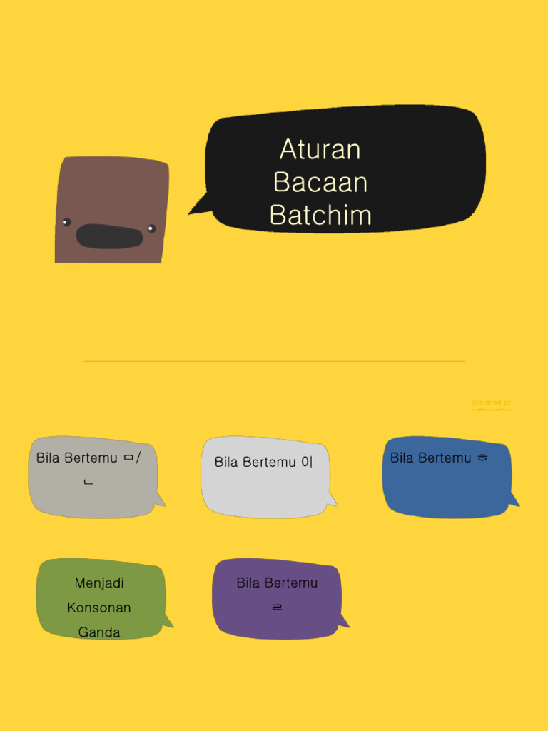 Aturan Bacaan Batchim | PDF