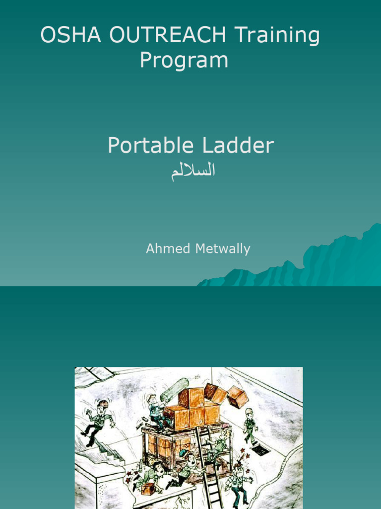 Portable Ladders Arabic | PDF