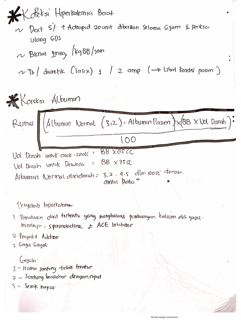 Rumus Koreksi Lab | PDF