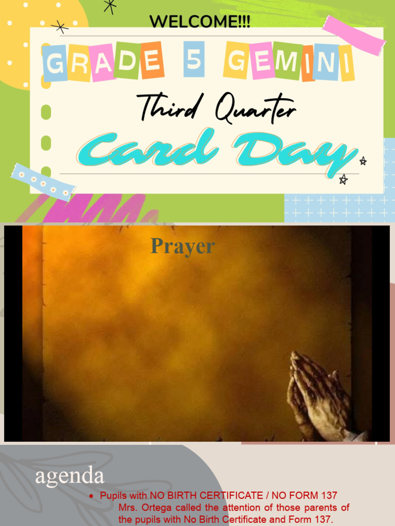 3rd Quarter Card Day | PDF | Information Technology | Business Economics