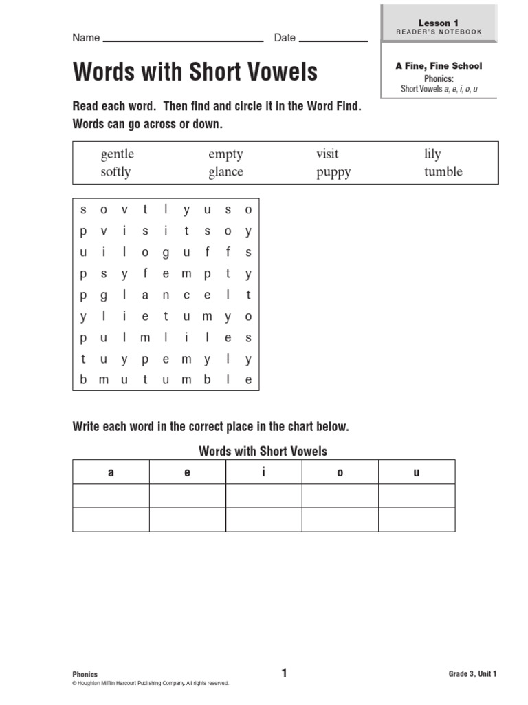 Readers Notebook - Grade 3 | PDF
