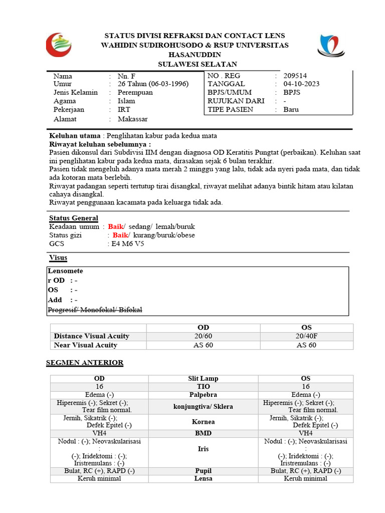 002 - ASN - ODS Simple Myop Astigmat | PDF