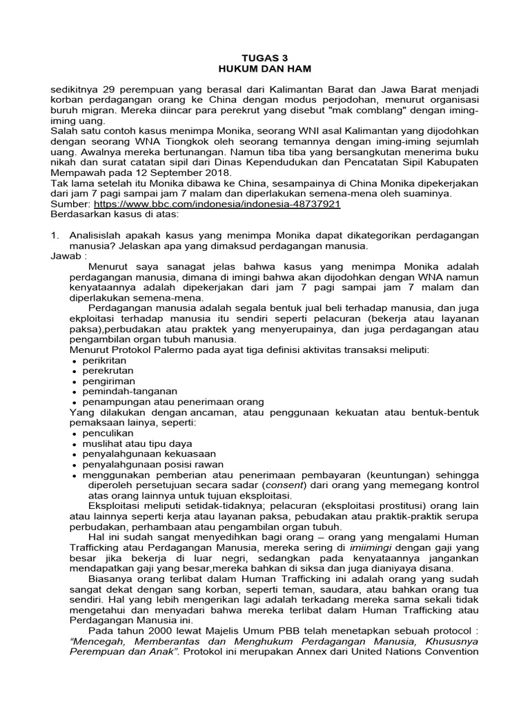 Tugas 3 Hukum Dan Ham | PDF