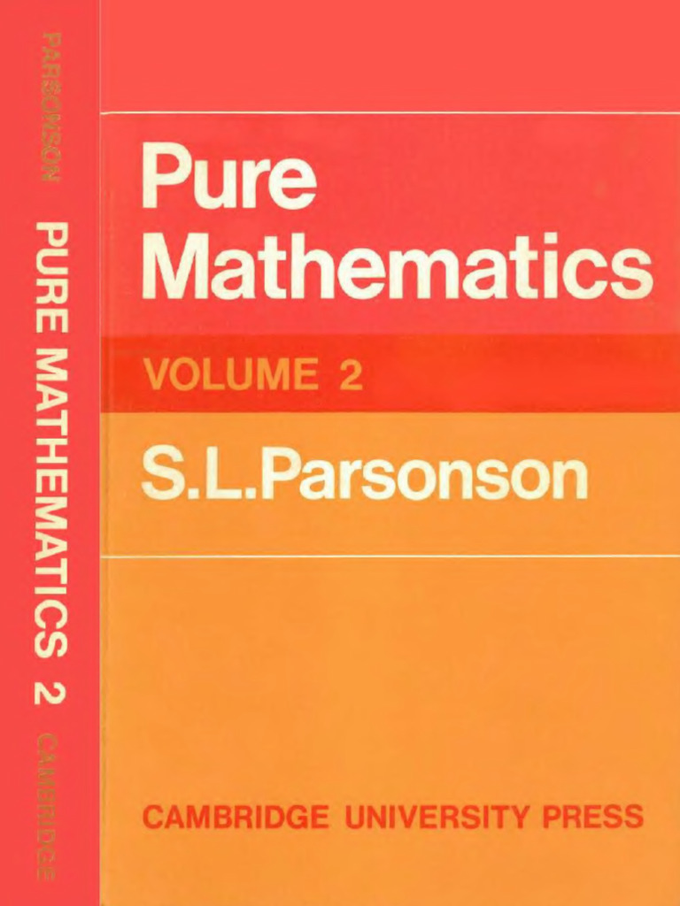 Pure Mathematics 2 V 2 | PDF